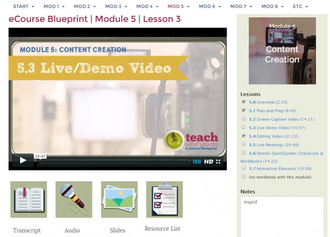Create Your Online Course Lessons in Multiple Formats and Get Your ...