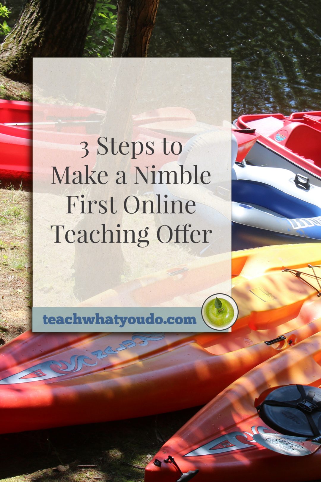 {instapost} 3 Steps to Make a Nimble First Online Teaching Offer ...