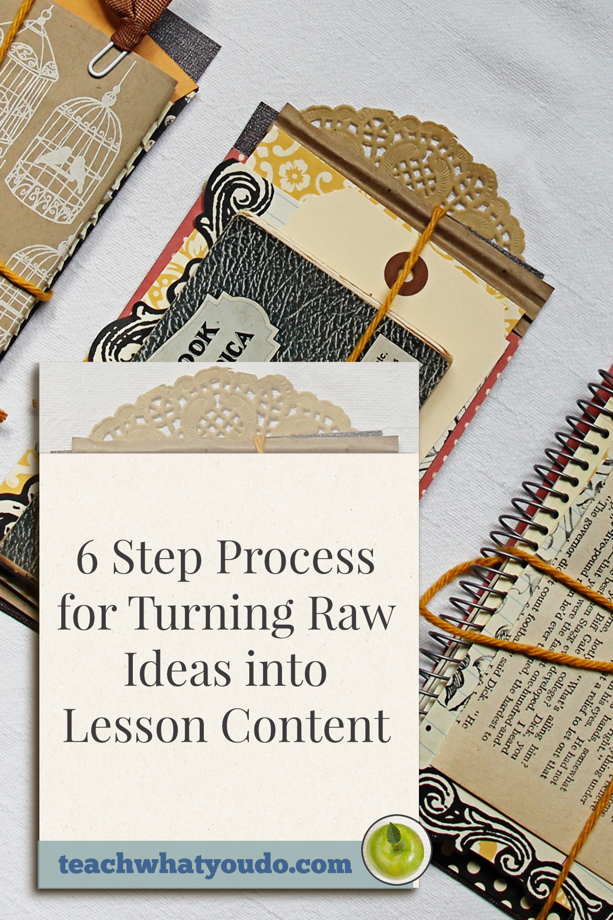 6 Step Process for Turning Raw Ideas into Lesson Content - Teach What ...